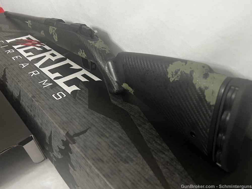 FIERCE Carbon Rogue 7mm PRC RMEF Baseplate 22" Forest Camo Black NEW ...