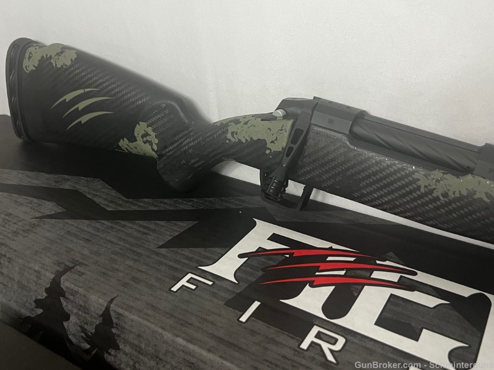 FIERCE Carbon Rogue 7mm PRC RMEF Baseplate 22" Forest Camo Black NEW ...