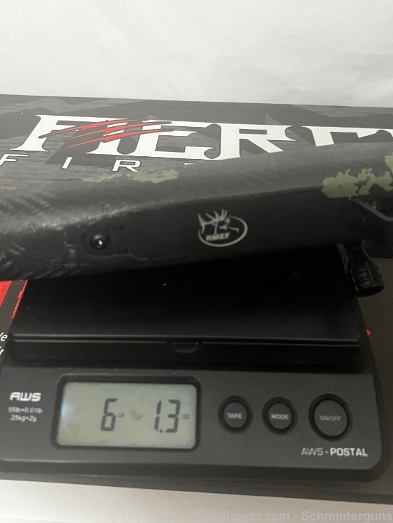 FIERCE Carbon Rogue 7mm PRC RMEF Baseplate 22" Forest Camo Black NEW ...