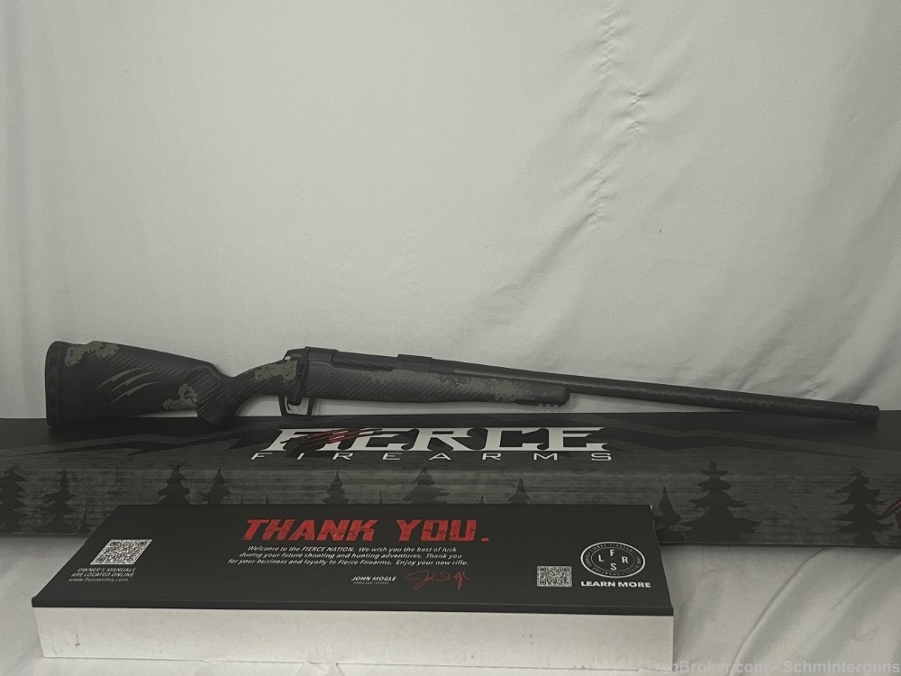 FIERCE Carbon Rogue 7mm PRC RMEF Baseplate 22" Forest Camo Black NEW ...