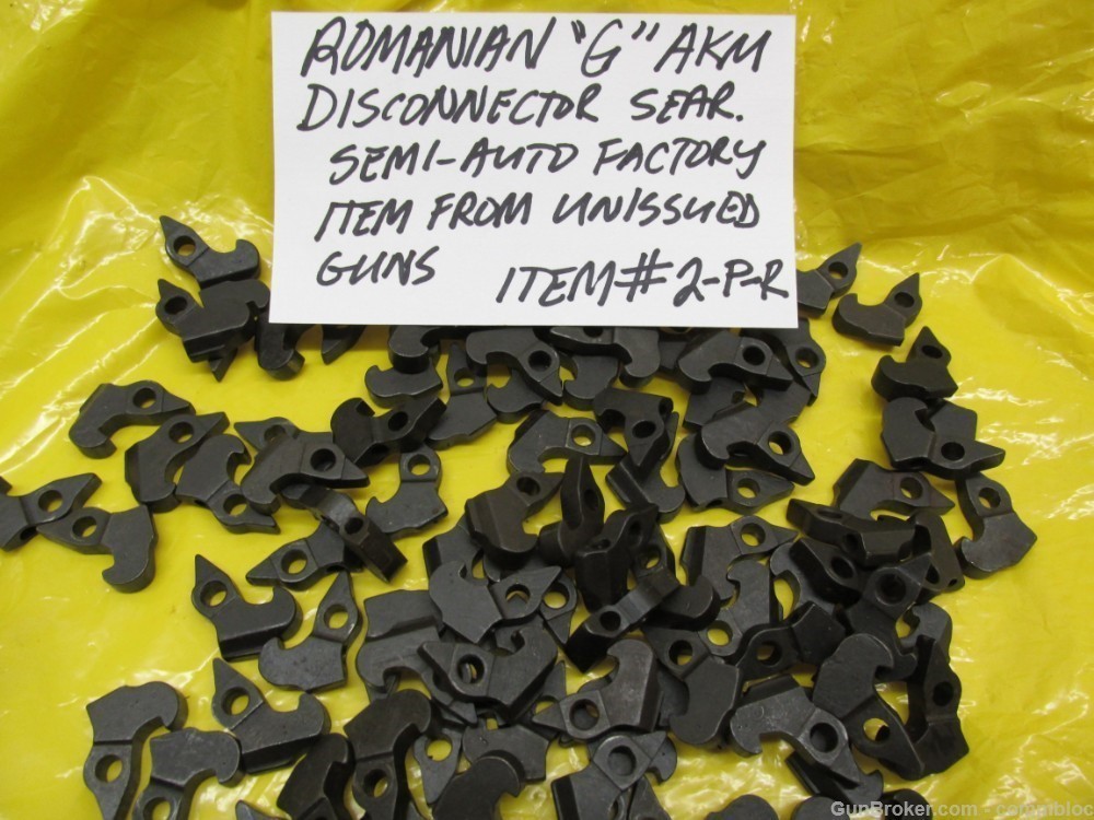 ROMANIAN AK SEMI-AUTO AKM DISCONNECTOR SEAR 1980S FACTORY BULK LOT AK47 ...
