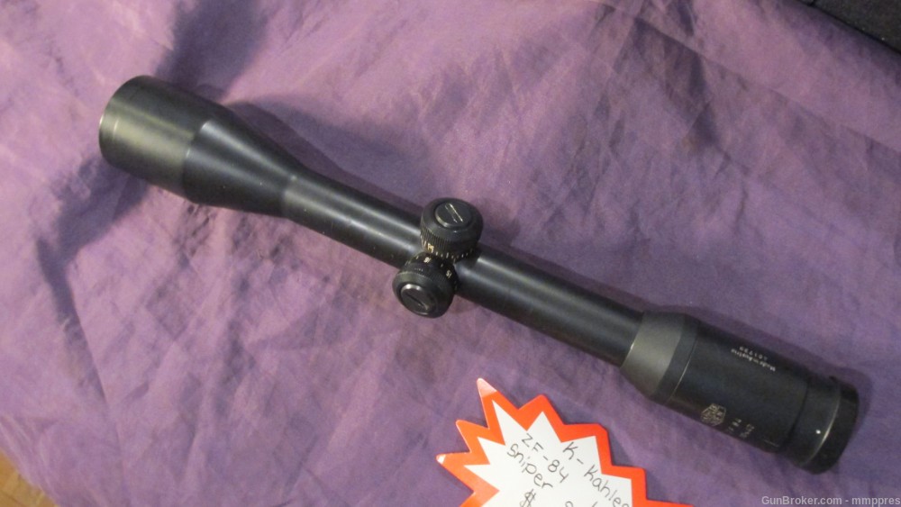 K-Kahles ZF-84 Sniper Scope - Gun Scopes at GunBroker.com : 1035066222