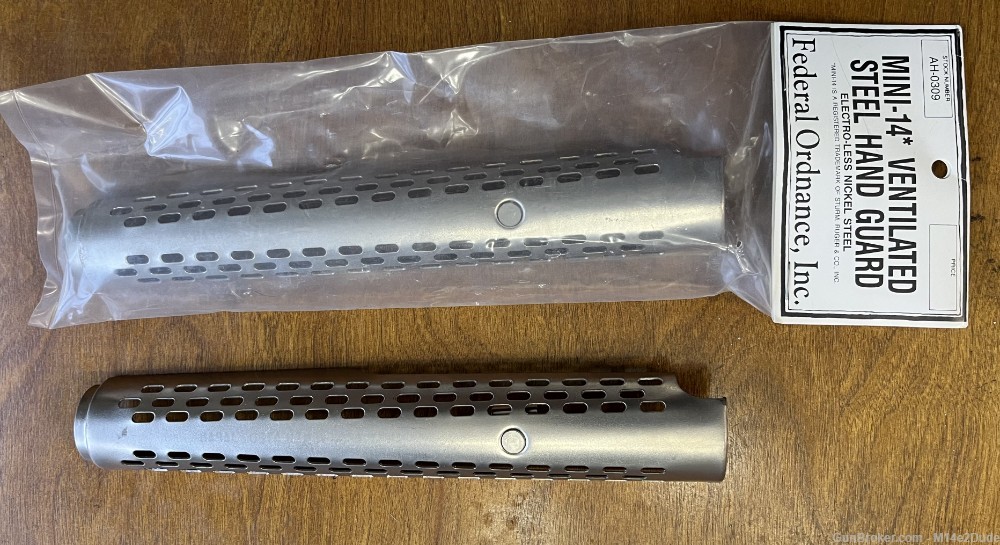 Ruger mini 14 / 30 Stainless Steel Ventilated Hand Guard for all series ...