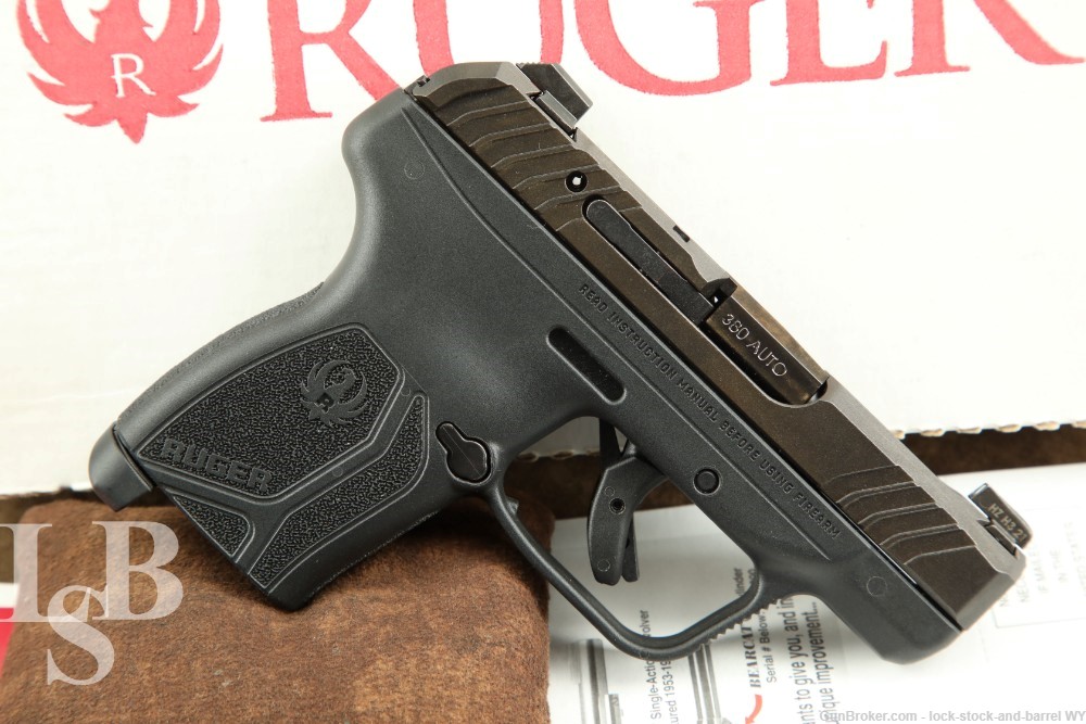 Ruger LCP MAX .380 ACP Subcompact Pocket Carry Pistol w/ Box - Semi ...