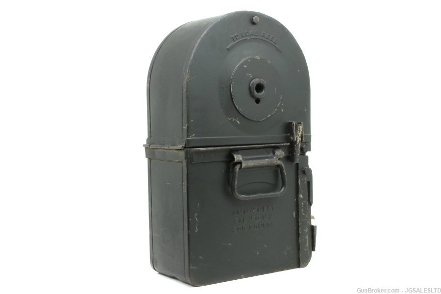 M2 50BMG Tombstone Drum Magazine 200rd Box for M45 Quad, M33 Twin ...