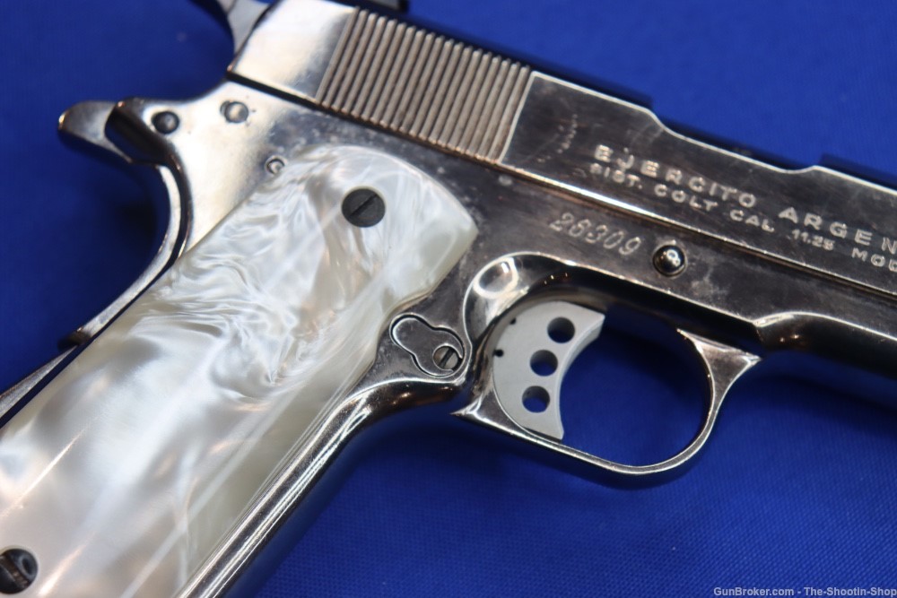 Sistema Colt Model DGFM Model 1927 Pistol 45ACP 1911 High Polish Pearl ...