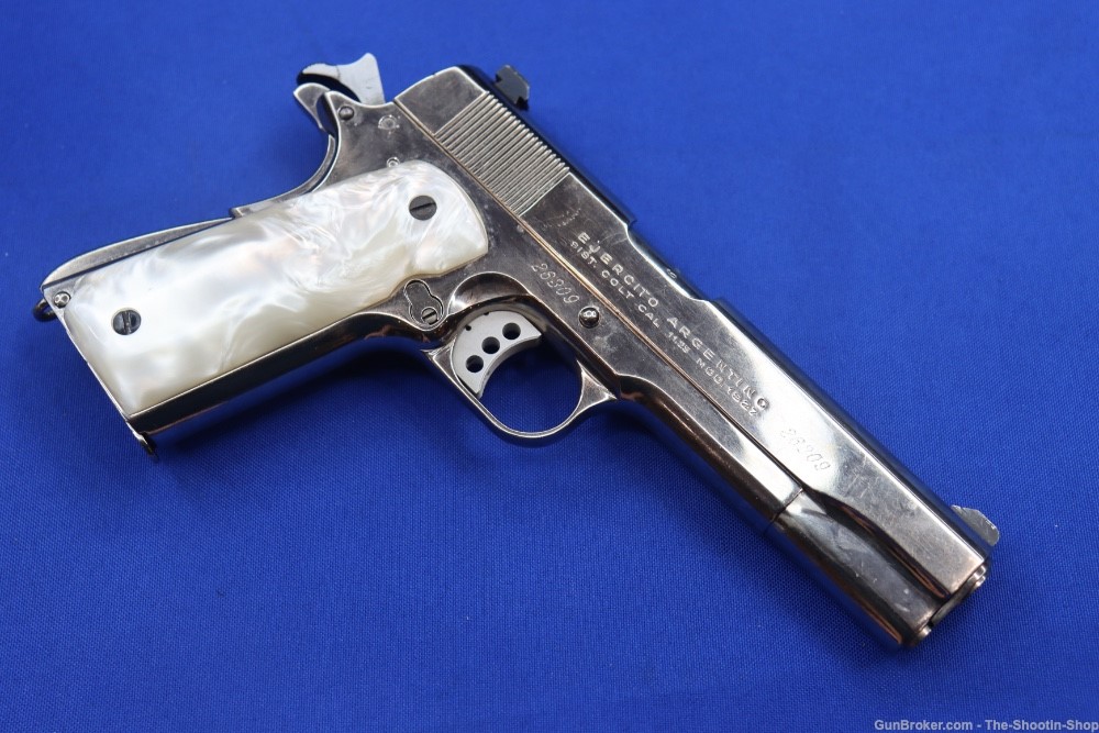 Sistema Colt Model DGFM Model 1927 Pistol 45ACP 1911 High Polish Pearl ...