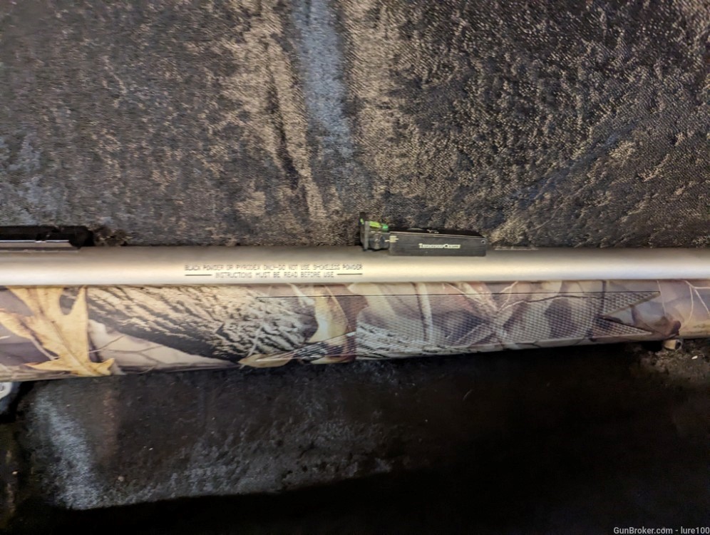 Thompson Center Omega 50 cal Muzzleloader Stainless Camo - Black Powder ...