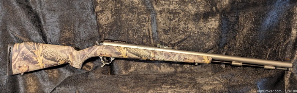 Thompson Center Omega 50 cal Muzzleloader Stainless Camo - Black Powder ...