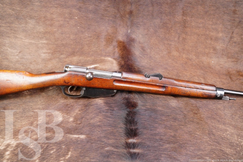 Dutch 1895NM Cavalry Carbine M95 Mannlicher 6.5x53R Bolt Action Rifle C ...