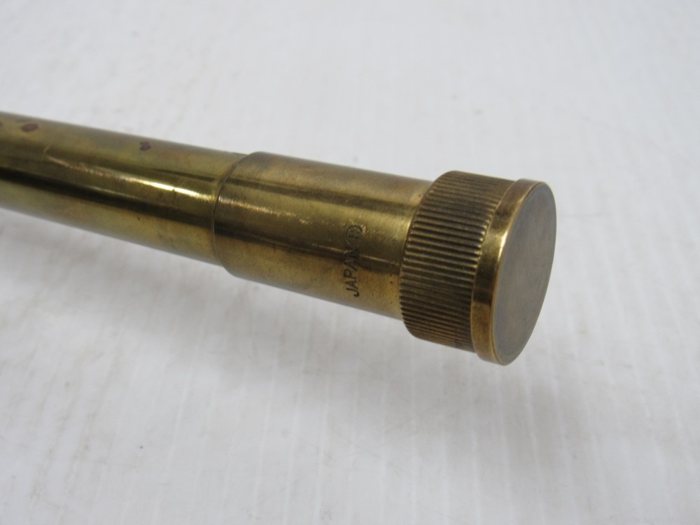 Navy Arms 32" Brass 4x15 Replica Vintage scope $.01 Start No Reserve ...