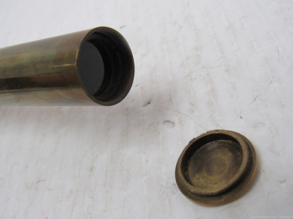 Navy Arms 32" Brass 4x15 Replica Vintage scope $.01 Start No Reserve ...