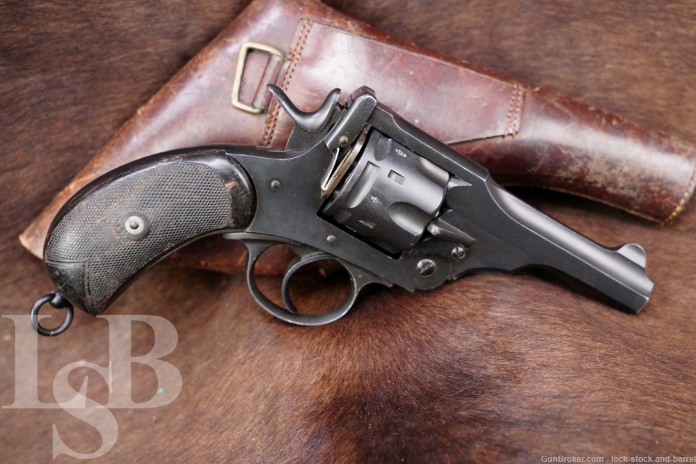 WWI British Webley & Scott Mark V MKV .455 SA/DA Service Revolver, 1914 ...