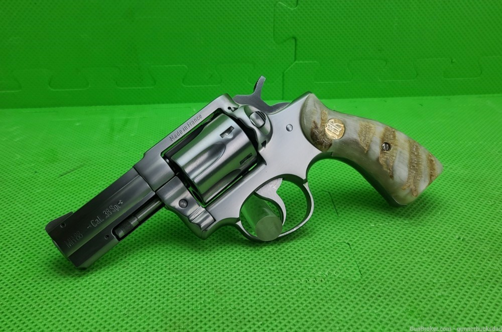 MANURHIN RARE * MR88 POLICE * 38 SPL Made in France 3" Barrel RAMHORN ...