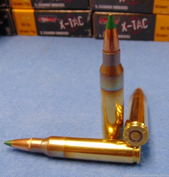 NIB LOT 1180rds of ASSORTED 5.56 NATO M855 62GR FMJ PMC & AMERICAN ...