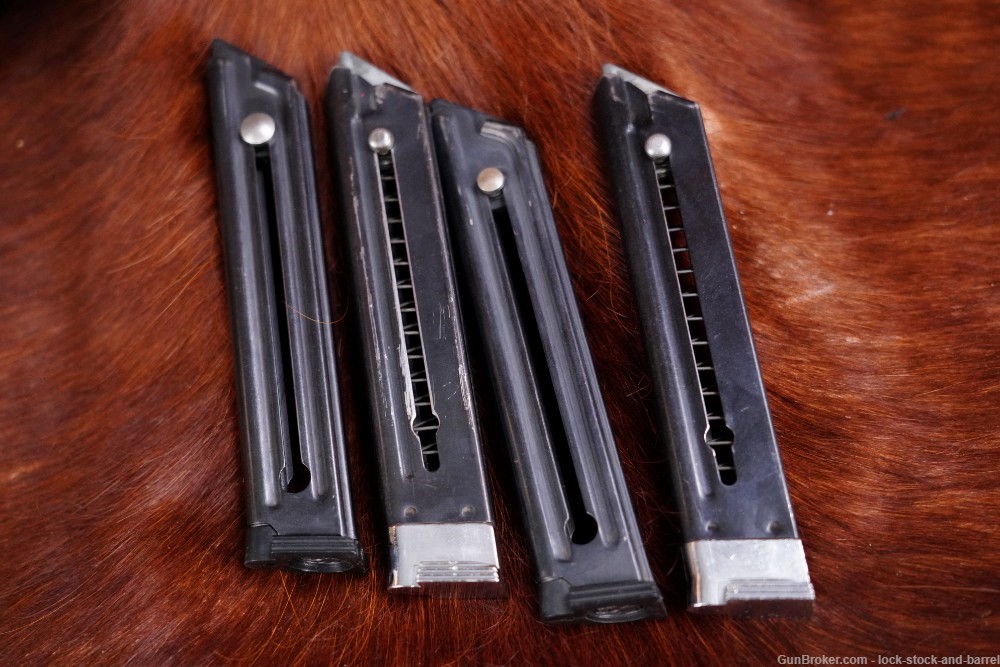 AMT Lightning .22 LR 10.5" Bull Barrel Semi-Auto Pistol & Scope 1984 ...