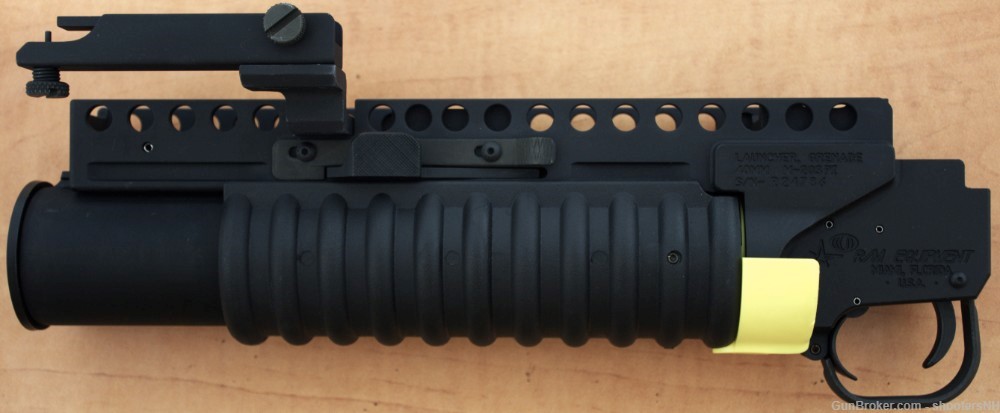 R.M. Equipment Co. M203PI 40mm Grenade Launcher/Integrated Rail Mount D ...