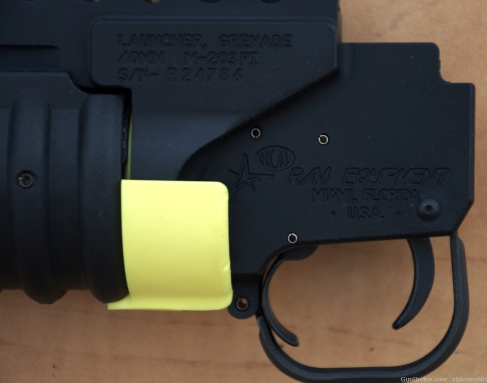 R.M. Equipment Co. M203PI 40mm Grenade Launcher/Integrated Rail Mount D ...