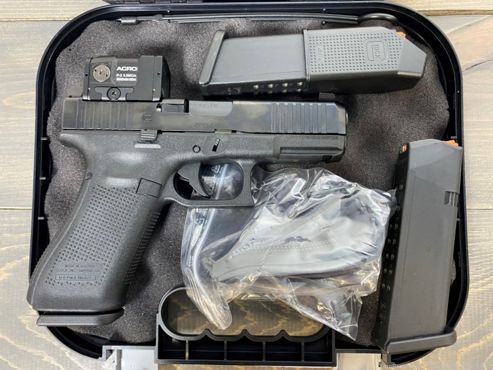 Glock G45 Gen 5 MOS Aimpoint Acro P-2 - Semi Auto Pistols at GunBroker.com : 1035417867