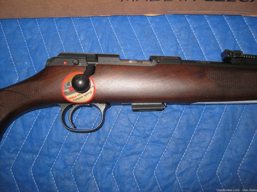 CZ 457 lux 22 lr NIB 24" BARREL WALNUT STOCK ADJUSTABLE SIGHTS - Bolt ...