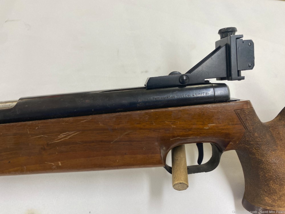 Left Hand Feinwerkbau German Made Air Rifle .177 cal Side Lever - Air ...