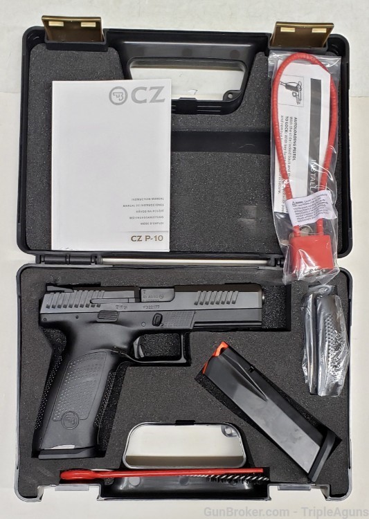 CZ-USA P10F 45acp 13rd 4.5in barrel NO CA SALES 91590 - Semi Auto Pistols at GunBroker.com ...