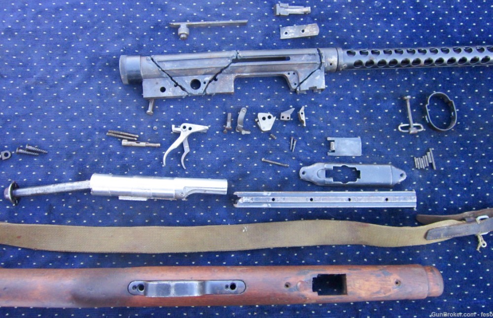 MAB Beretta 38a parts kit, intact barrel, all receiver pcs, 40rdMag ...