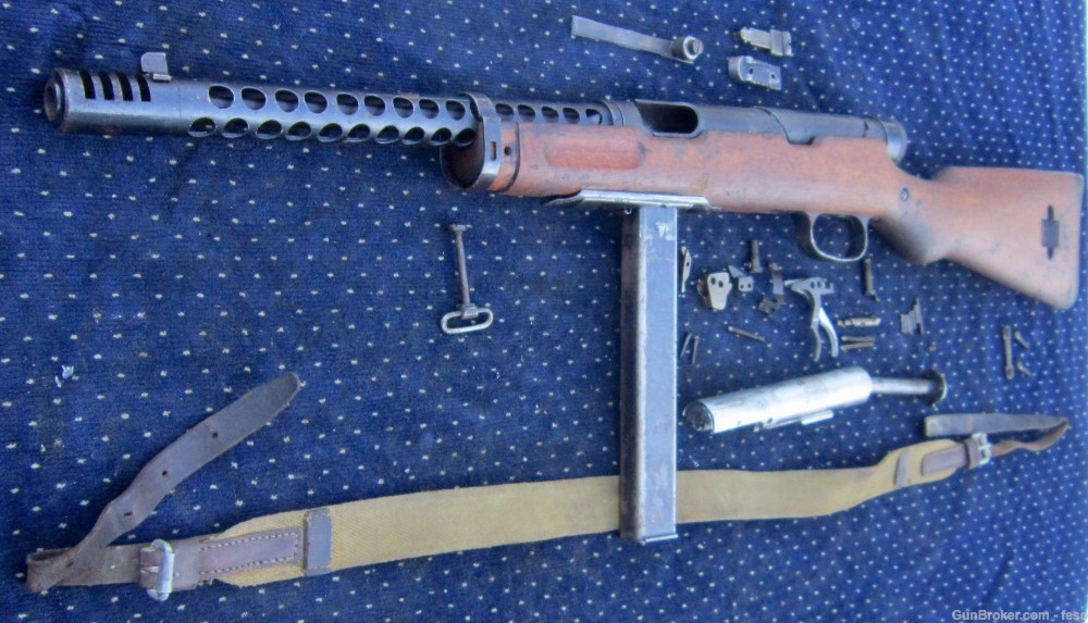 MAB Beretta 38a parts kit, intact barrel, all receiver pcs, 40rdMag ...