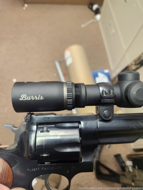 Ruger Redhawk .44Mag Blued w/Burris 2x20 Scope and Holster Very Nice ...