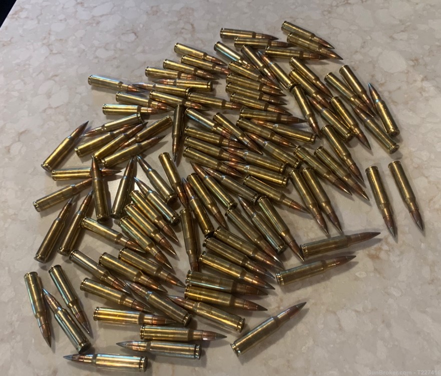 (100rds) 7.62x51/.308 WMA M80A1 - Rifle Ammunition at GunBroker.com ...