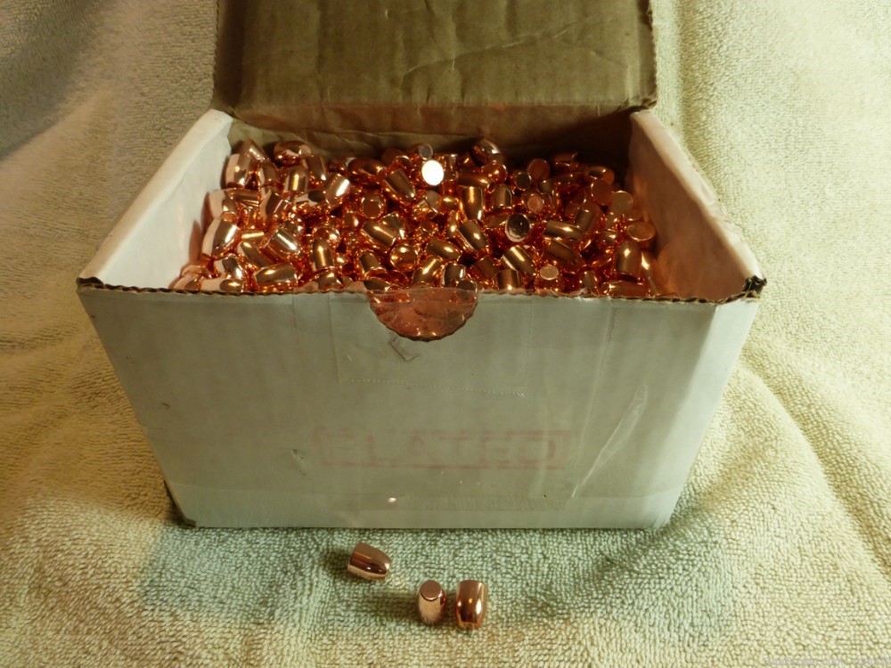 40 cal. 155 gr. plated RNFP bullets - Reloading Bullets at GunBroker ...