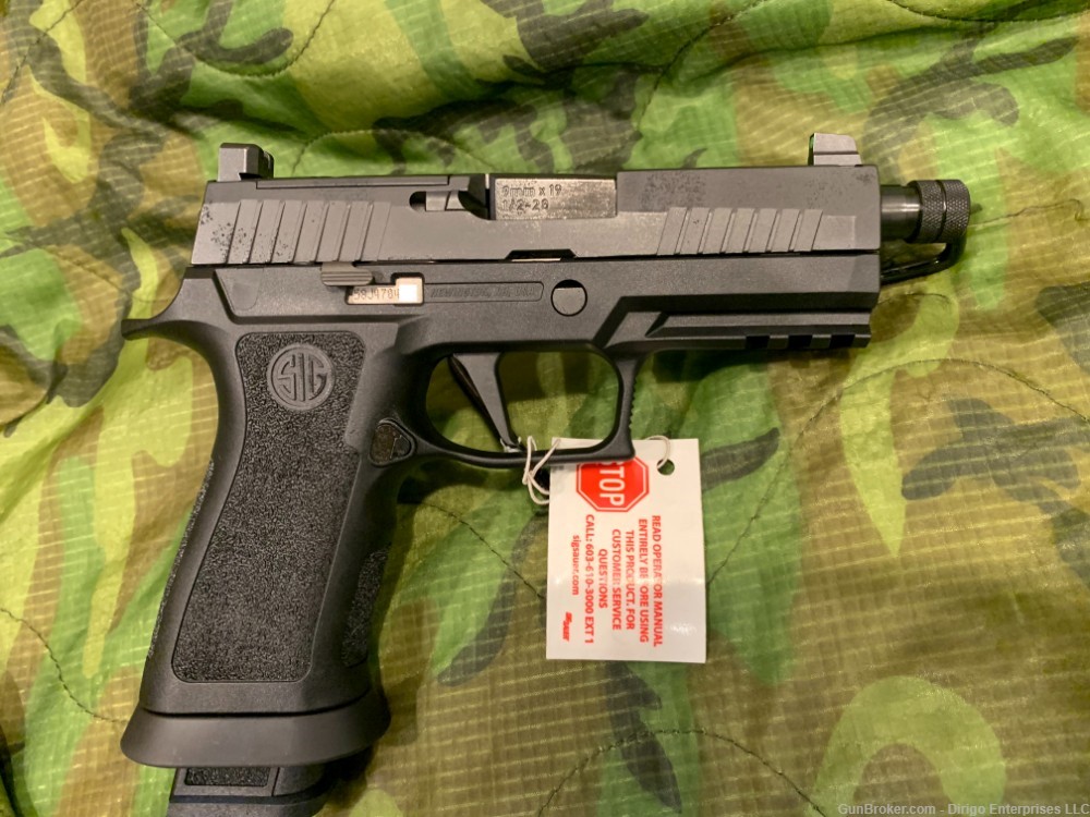 SIG SAUER P320 X-Carry Navy Seal Foundation 9mm 4.6'' 21 rd pistol ...