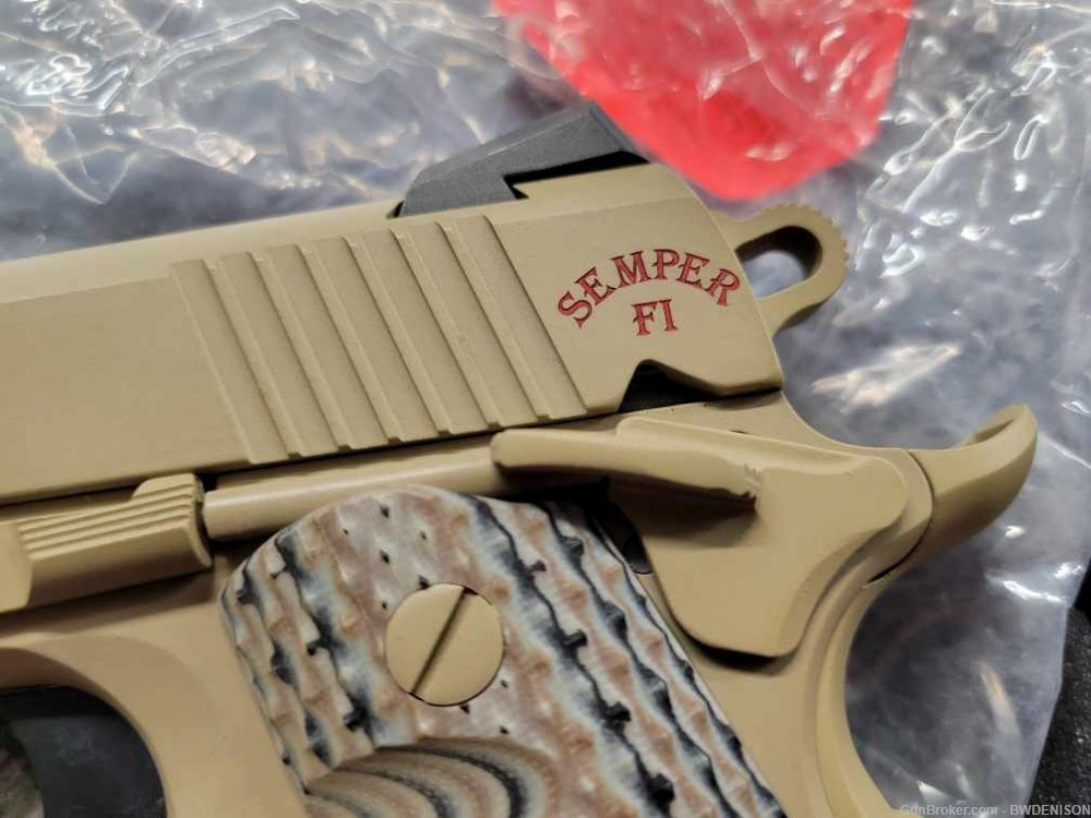 Extremely Rare Colt USMC Semper Fi CQB FDE 1 of 50 #6 O1070M45 TALO ...