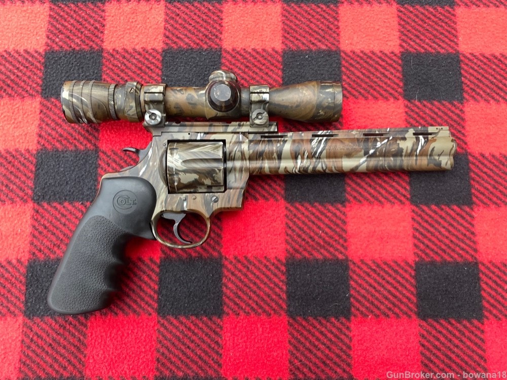 Colt Realtee Anaconda 44 Magnum 8" w/ Redfield scope RARE - Revolvers ...