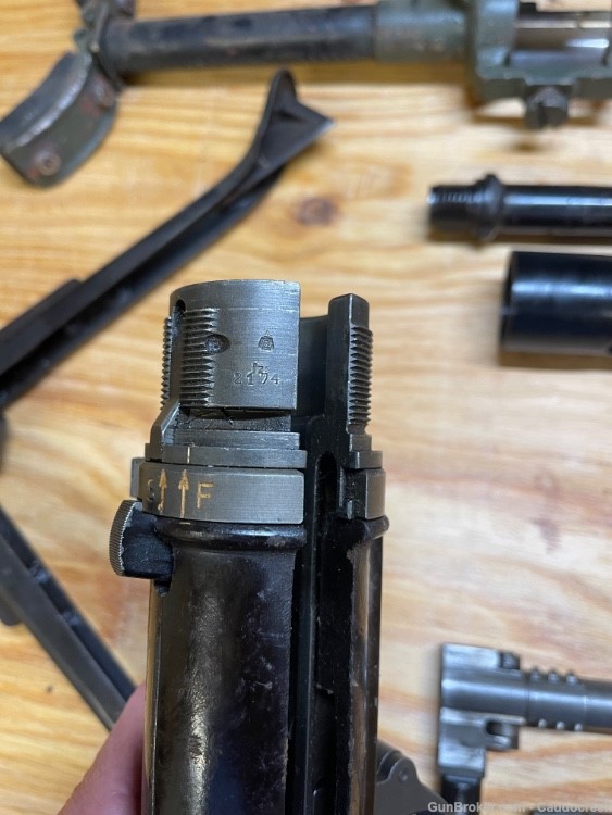 Rare German MG15 parts kit/ground conversion with unfinished receiver ...