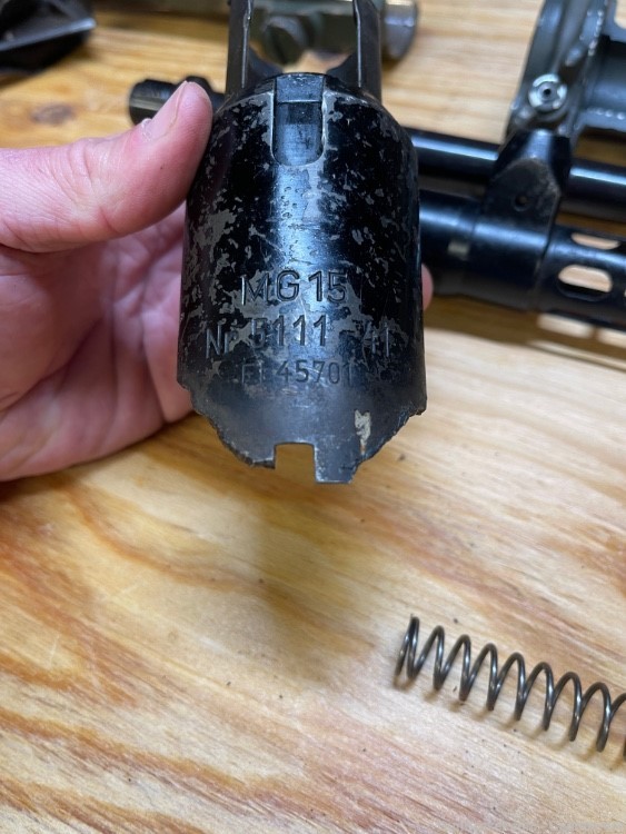 Rare German MG15 parts kit/ground conversion with unfinished receiver ...