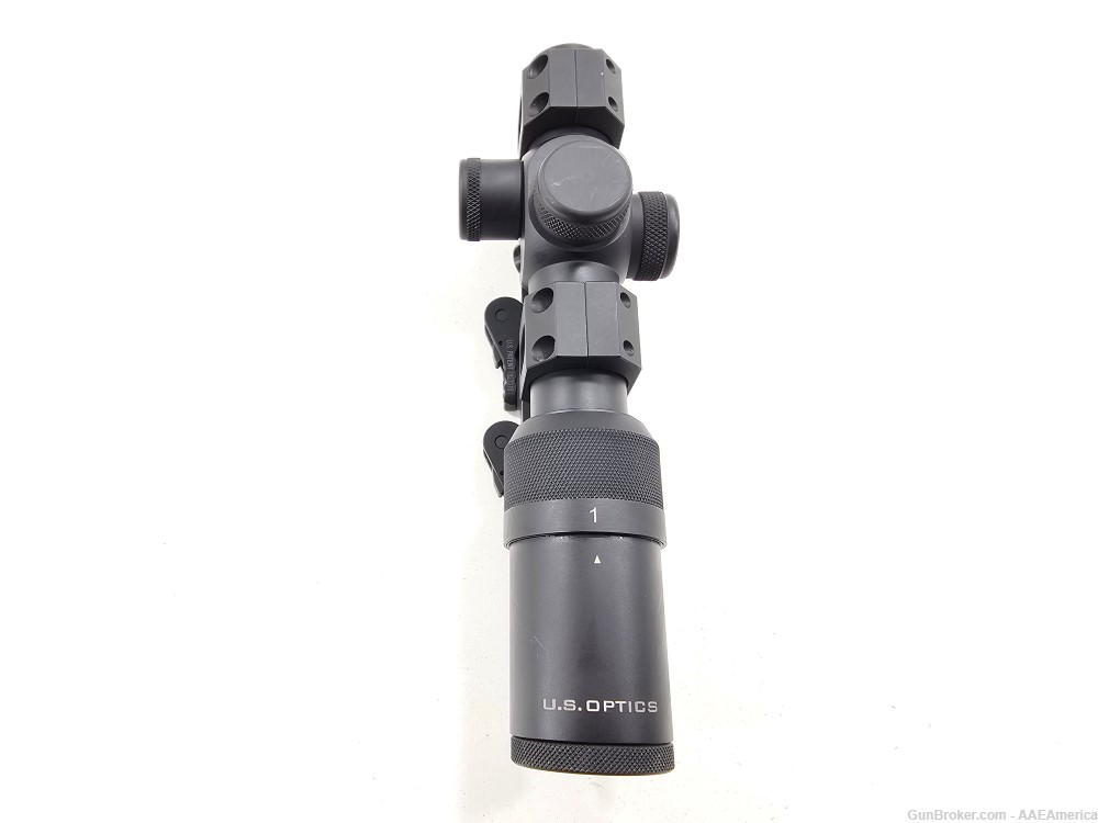 U.S. Optics SR-4C Red Dot Sight 1-4X Mil Scale Reticle ADM Mount - Gun ...