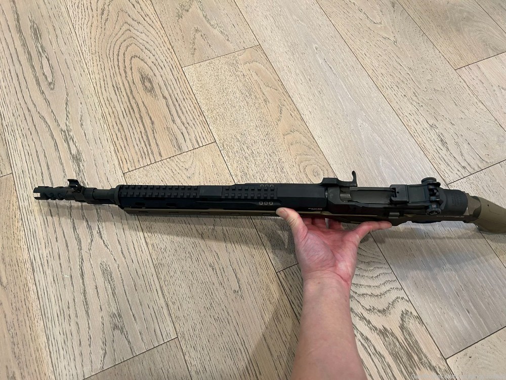 Springfield M1A Socom 16 with Blackfeather "RS" rifle stock platform ...