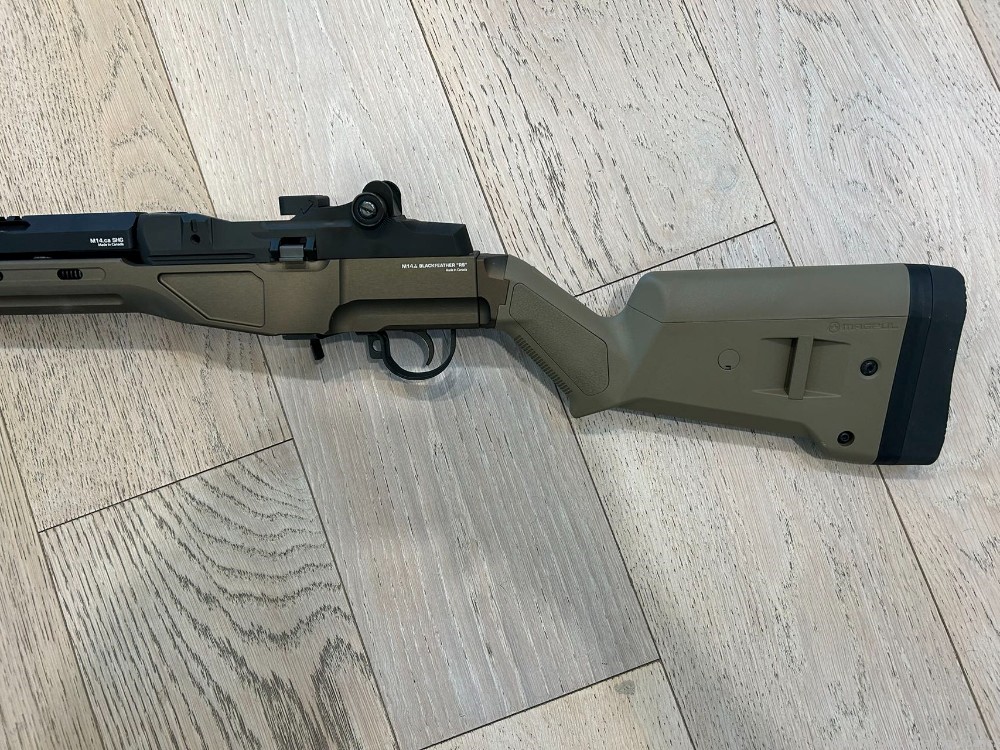 Springfield M1A Socom 16 with Blackfeather "RS" rifle stock platform ...