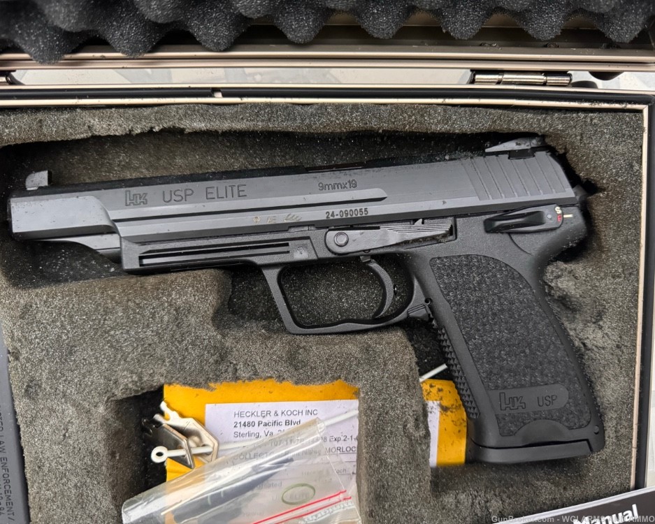 HK USP ELITE 9mm Pistol H&K USP9 Heckler & Koch 9 - Semi Auto Pistols ...