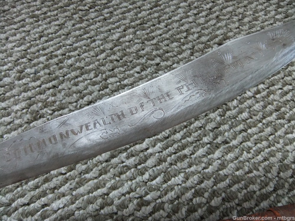 Philippine Bring back Moro Bowie Lahot Katipunan Bolo Knife Dagger ...