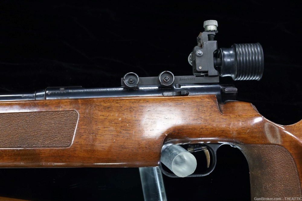 ANSCHUTZ 54 MATCH GERMAN TARGET RIFLE W/ADJUSTABLE STOCK AND PEEP ...