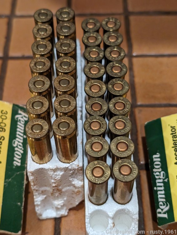 Remington 30-06 & 30-30 accelerator cartridges. 32 total - Rifle ...