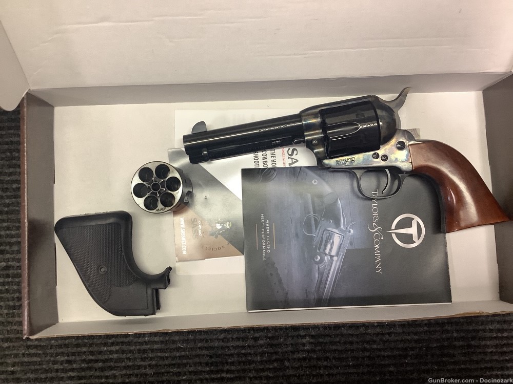Taylor's and Co. 1873 Cattleman 45lc 45acp Peacemaker A. Uberti ...