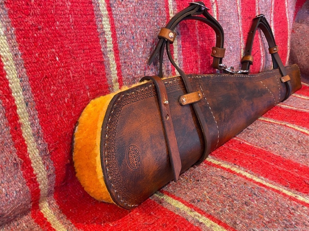 Custom Leather Saddle Scabbard, Marlin 1895, Winchester 94 Carbines ...