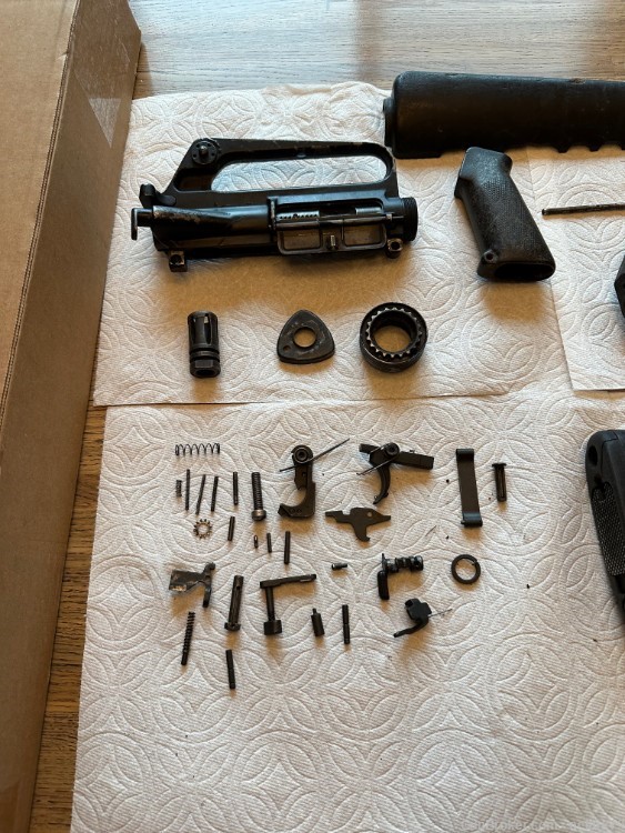 Colt M16A1 parts kit with 30 round magazine, good condition - Gun Parts ...