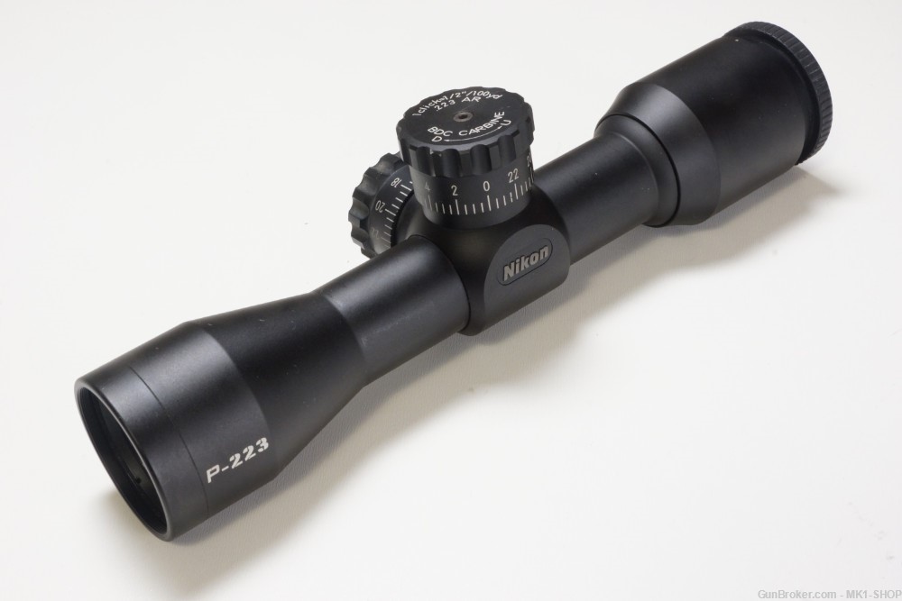 Nikon P-223 3 x 32mm Scope, 1" tube - Gun Scopes at GunBroker.com ...