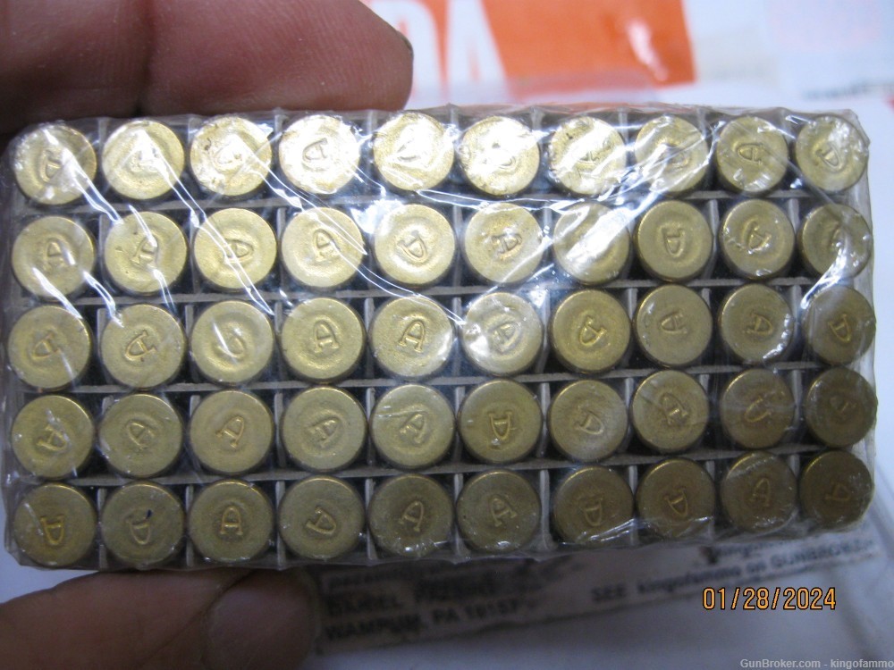 Scarce Full 50 rnd box 5mm Remington Magnum Rimfire Ammo; more ...