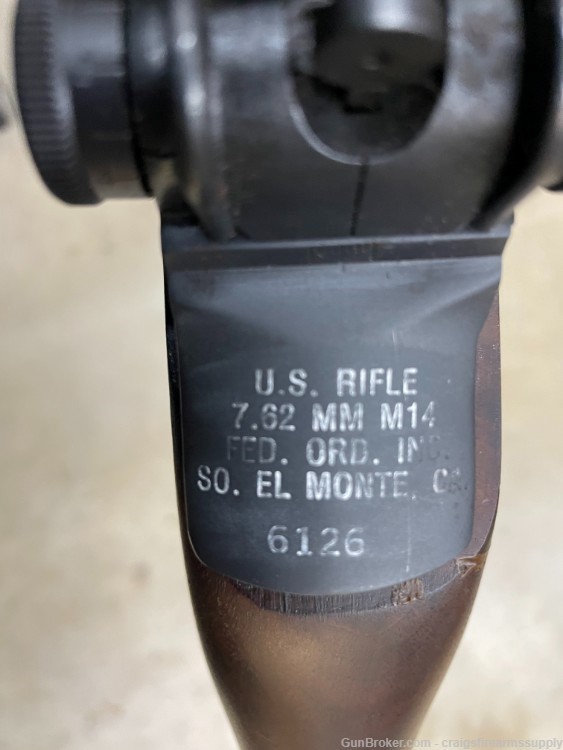 Springfield M14 7.62 - Semi Auto Rifles at GunBroker.com : 1036216494