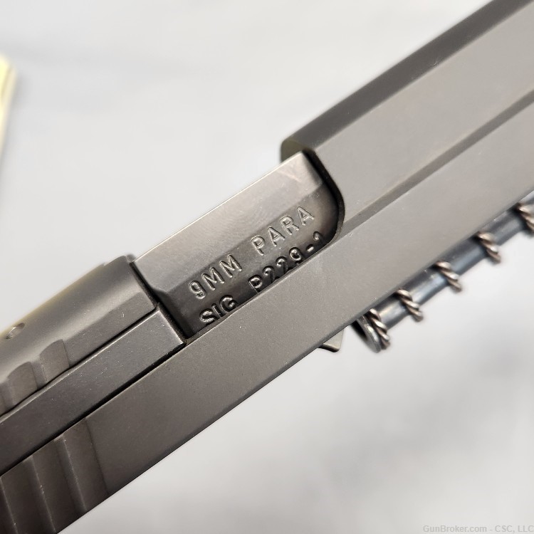 Sig Sauer P229 complete slide with barrel 9mm - Pistol Slides at GunBroker.com : 1036252134